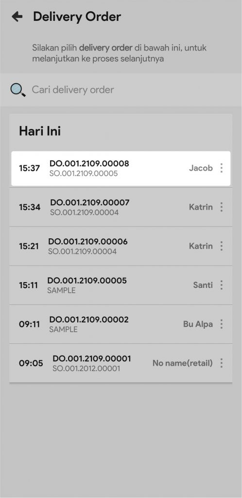 Membuat Invoice Penjualan dari Delivery Order – APS